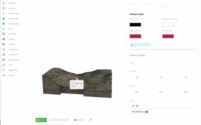 3D models - Info Point